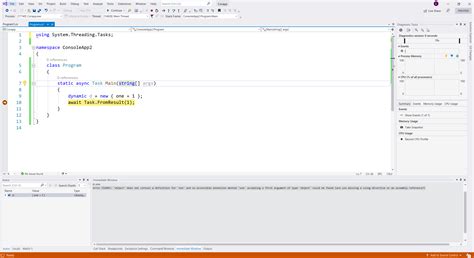 Csharpexpressioncompiler Cant Evaluate Expressions With Dynamic Variables Inside Async Method