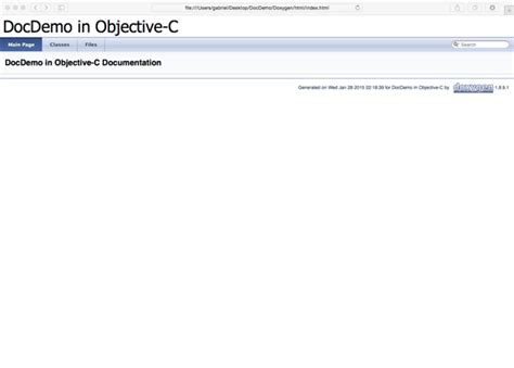 Documenting Your Objective C And Swift Code In Xcode With Headerdoc And Doxygen