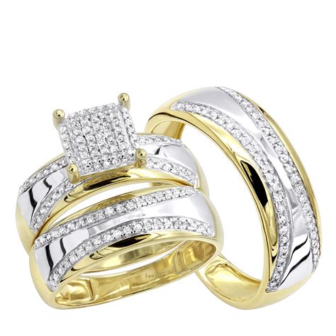 Two Tone Wedding Ring Sets 60 Photos