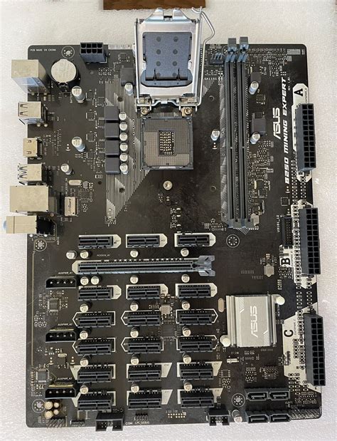 Asus B250 Mining Expert Lga 1151 Intel Motherboard With 8 Set Of Cables
