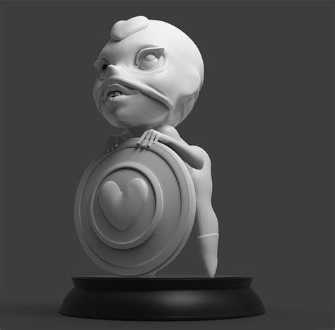 Chibi Captain Love 3d Model 3d Printable Cgtrader