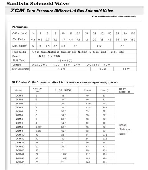 Natural Gas Solenoid Valve Zcm 2 Way Zcm China Valve Products