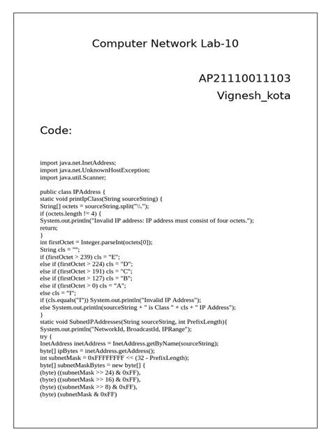Computer Network Lab Pdf