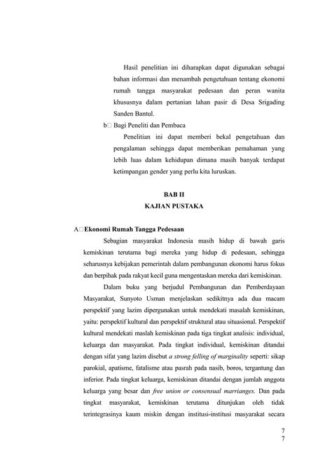 Sosiologi Gender Proposal Penelitian RTF Sosiologi Gender Proposal Penelitian RTF