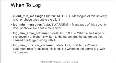 Module 5 Configuration Postgres Administration Essentials From Edb