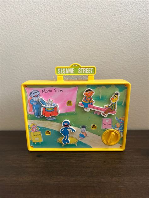 1986 Sesame Street Playskool Vintage Music Box Etsy