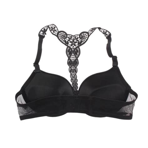 Best Price Sexy Women Front Closure Lace Racer Back Push Up Bra Lace