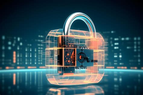 Premium Photo Lock With Circuit Pattern Concept Of Data Security Cybersecurity Cyber Defense