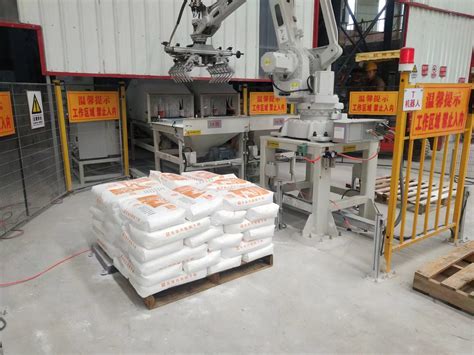 Automated Bag Robot Palletizer Robotic Arm Palletizing Machine Handing And Full Automatic
