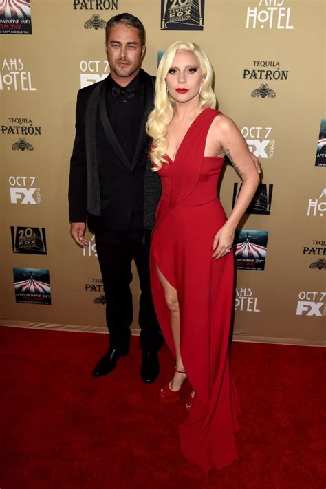Lady Gaga And Taylor Kinney At Ahs Premiere Pictures Popsugar Celebrity