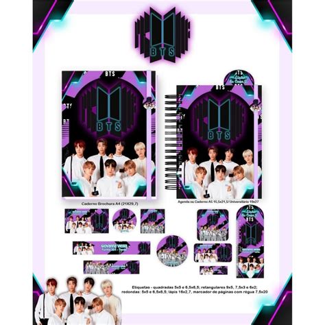 Bts Combo Completo Volta As Aulas Artes Digitais 18925 Elo7