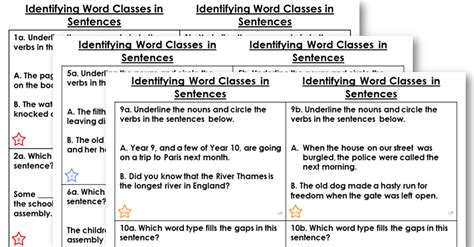 Year 6 Identifying Word Classes Lesson Classroom Secrets Classroom Secrets