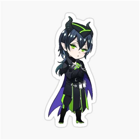 Twisted Wonderland Malleus Draconia Chibi Sticker For Sale By