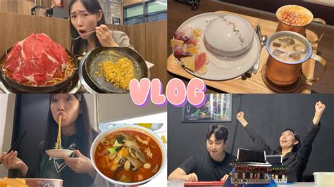 먹방 Vlog 드디어 끝난 야매웨딩홀 투어 얏호~~~~🎉 웨딩홀 투어를 핑계로 먹으러 다닌 나의 주말일상 보러와볼래 📷 Youtube