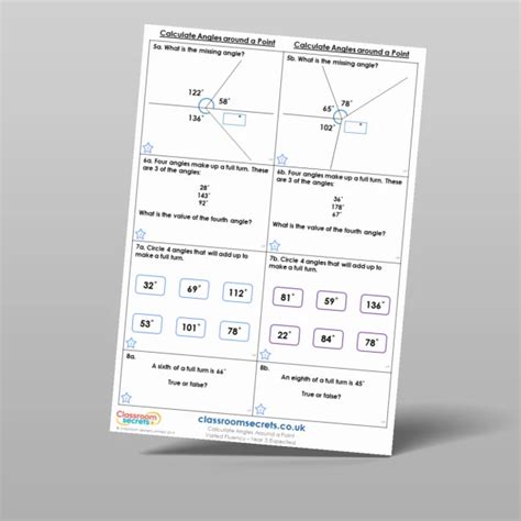 year 5 calculate angles around a point varied fluency 2 resource