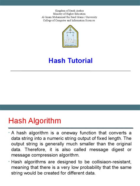 hash tutorial 2 pdf