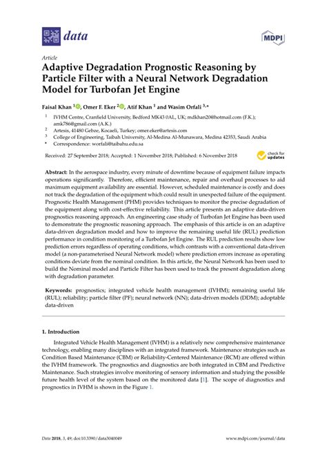 Pdf Adaptive Degradation Prognostic Reasoning By Particle Filter With