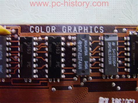 Video Card Ibm 1501982 3584 Cga Color Graphics Adapter 8 Bit Isa