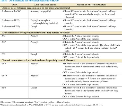 Table 1 From The Structural Dynamics Of Translation Semantic Scholar