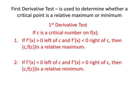 Ppt Calculus Section 4 2 Find Relative Extrema And Graph Functions Powerpoint Presentation