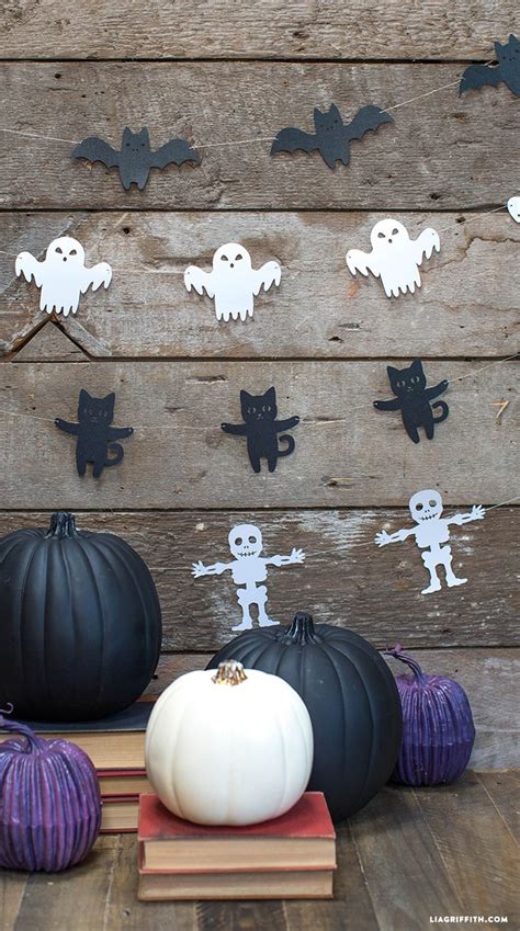 Garland For Halloween Decoration Ideas Artesanatos De Halloween