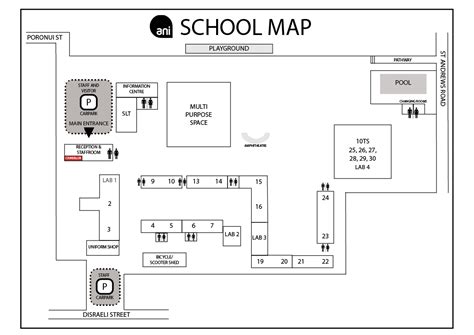 School Map Auckland Normal Intermediate