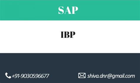 Sap Integrated Business Planning Ibp Video Tutorials