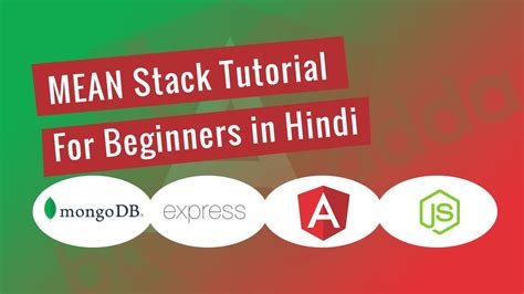 Mean Stack Tutorial For Beginners In Hindi 2021 Youtube