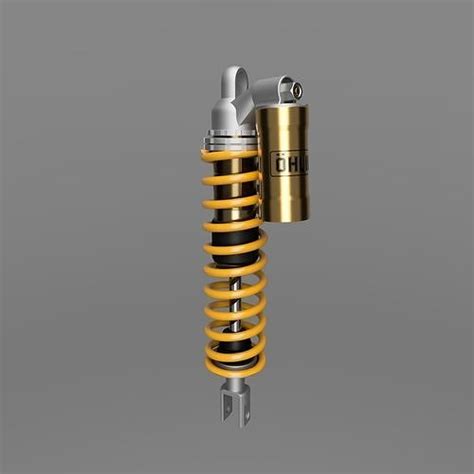 Motocross bike rear shock 3D model | CGTrader