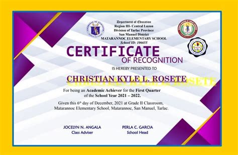 Summer Aral Program Certificate Tcespptx