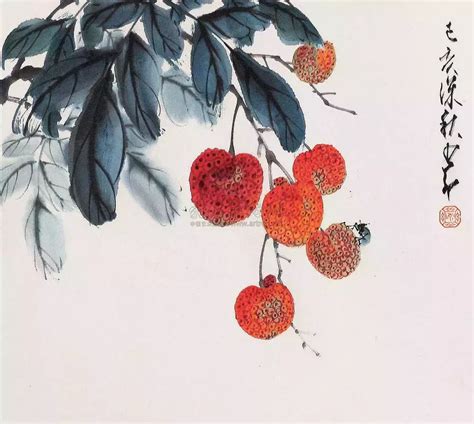 荔枝图工笔画 宋画工笔画荔枝图 工笔画荔枝图 第8页 大山谷图库