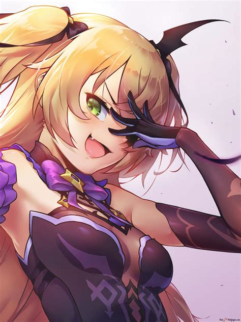 Fischl Genshin Impact Anime Video Game K Wallpaper Download