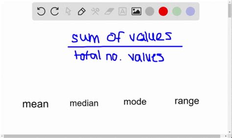 SOLVED The Or Average Of A Set Of Numbers Is Found By Taking The Numerade