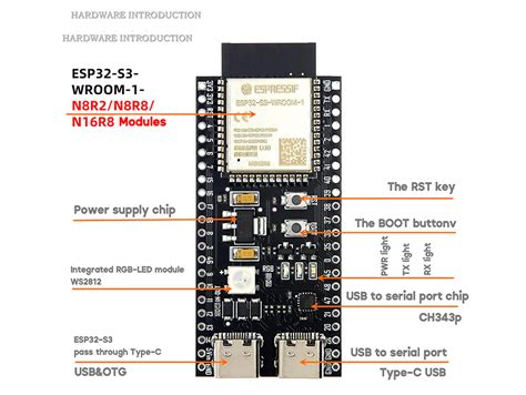 Esp32 S3 N16r8 Wifi Bluetooth