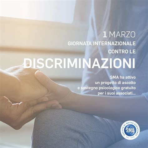 1 Marzo Giornata Internazionale Contro Le Discriminazioni Sma