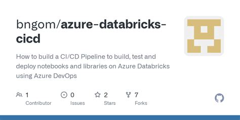 Github Bngomazure Databricks Cicd How To Build A Cicd Pipeline To