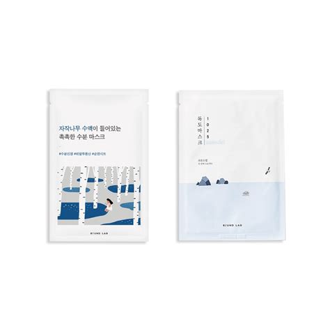 ROUND LAB白樺樹面膜 獨島面膜 1025 獨島 面膜 溫和 白樺樹 補水 保濕 roundlab 蝦皮購物