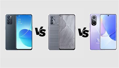 Oppo Reno Vs Realme Gt Master Vs Huawei Nova Specs Comparison Gizmochina