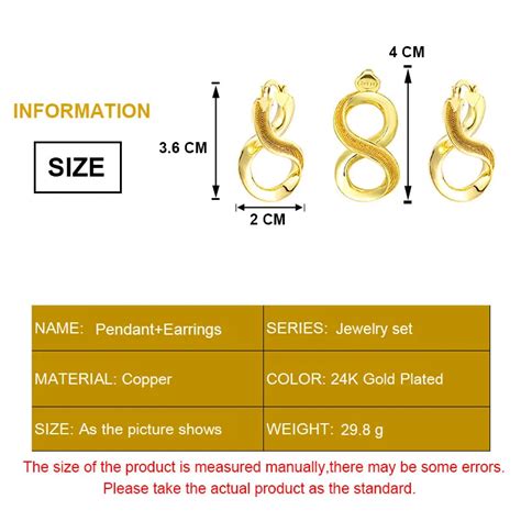 New Design Irregular Figure 8 Pattern Lady Party Jewelry Set Gofaer