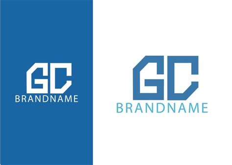 Premium Vector Modern Monogram Initial Letter Gc Logo Design Template