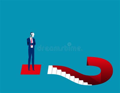 Robot And Question Marks Artificial Intelligence Business Vector