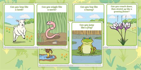 Spring Movement Cards Twinkl Teacher Made Twinkl