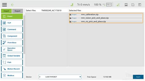 Set Up Standard Interface Communication With TM Software Suite