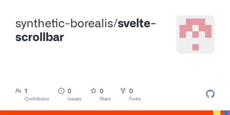 github synthetic borealis svelte scrollbar