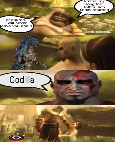 Godzilla Vs Kratos Meme By Godzillalover04 On Deviantart