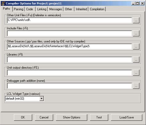 Lazarus Compiler Options Window Free Pascal Meets Sdl