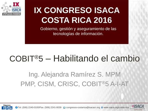 Pdf Cobit 5 Habilitando El Cambio Isaca · Pdf Fileconfianza Y Valor En Los Sistemas De