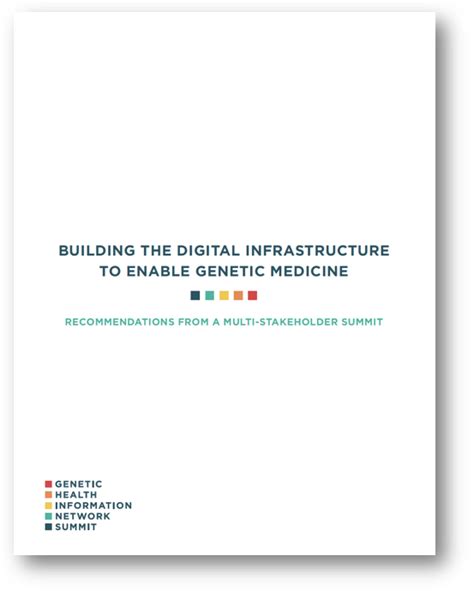Whitepapers Genetic Health Information Network Summit Genetic Health Information Network Summit