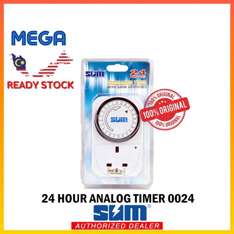 Sum 24 Hours Analog Timer Sirim Certified Shopee Malaysia