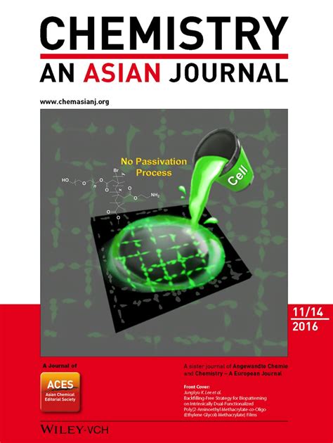 Cover Picture Backfilling‐free Strategy For Biopatterning On